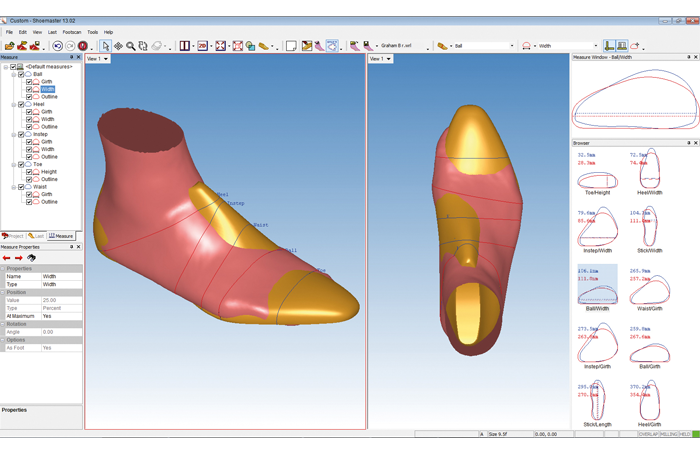 Software for bespoke shoes production - Shoemaster® Software