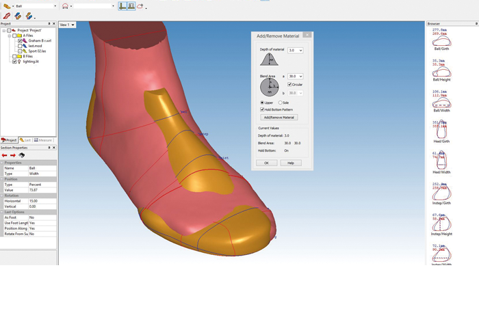 Software for orthopedic shoes production - Shoemaster® Software